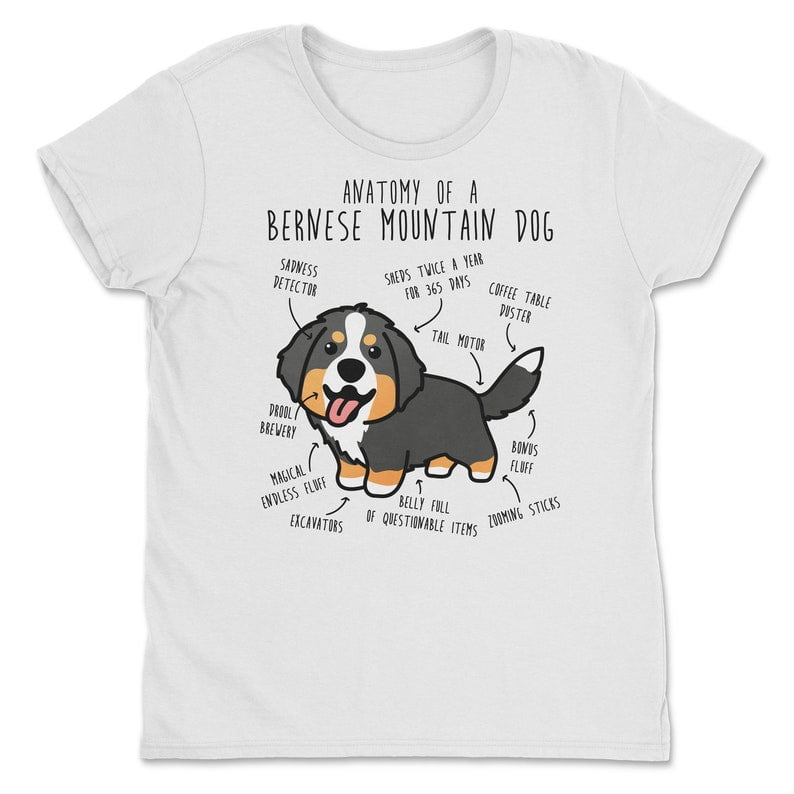 Bernese Mountain Dog Shirt, Funny Berner Mom & Dad T-shirt, Dog Lover ...