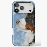 Bernese Mountain Dog Snow Scene Animal Winter Pine Forest Pet iPhone 11 ...