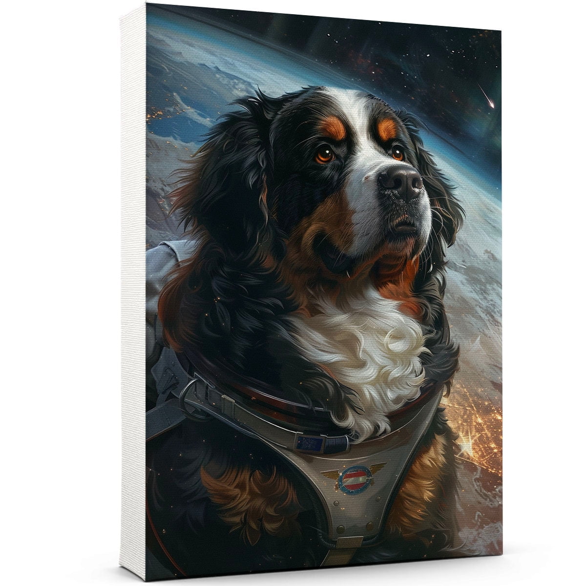 Bernese Mountain Dog Wall Decor - Space Wall Decor - Space Wall Art ...