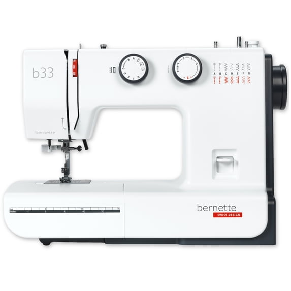 Bernette 33 Swiss Design Compact Sewing Machine for Beginners with Semi ...