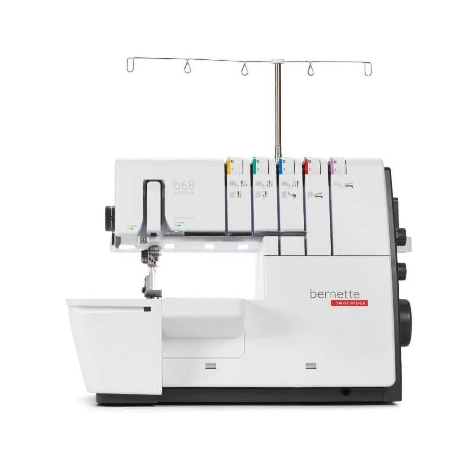 Bernette B68 Airlock 5-Thread Coverstitch Serger with Integrated Sewing ...