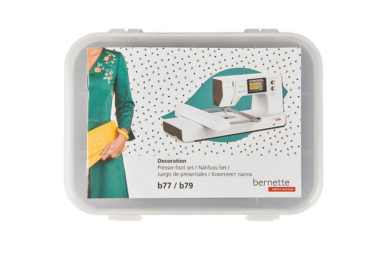 Bernette Presser Foot Set b77 / b79 /b79 Yaya Han Edition, Silver ...