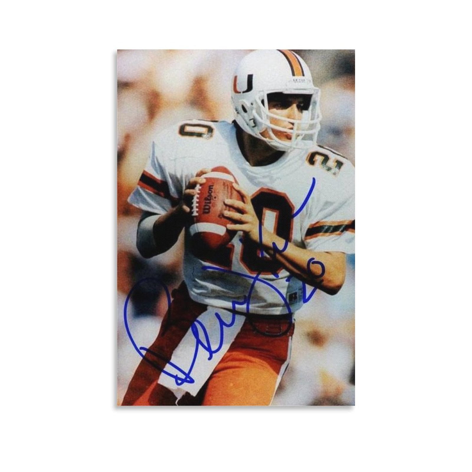 Bernie Kosar Poster Canvas Poster Home Decor Poster Wall Art Hanging ...