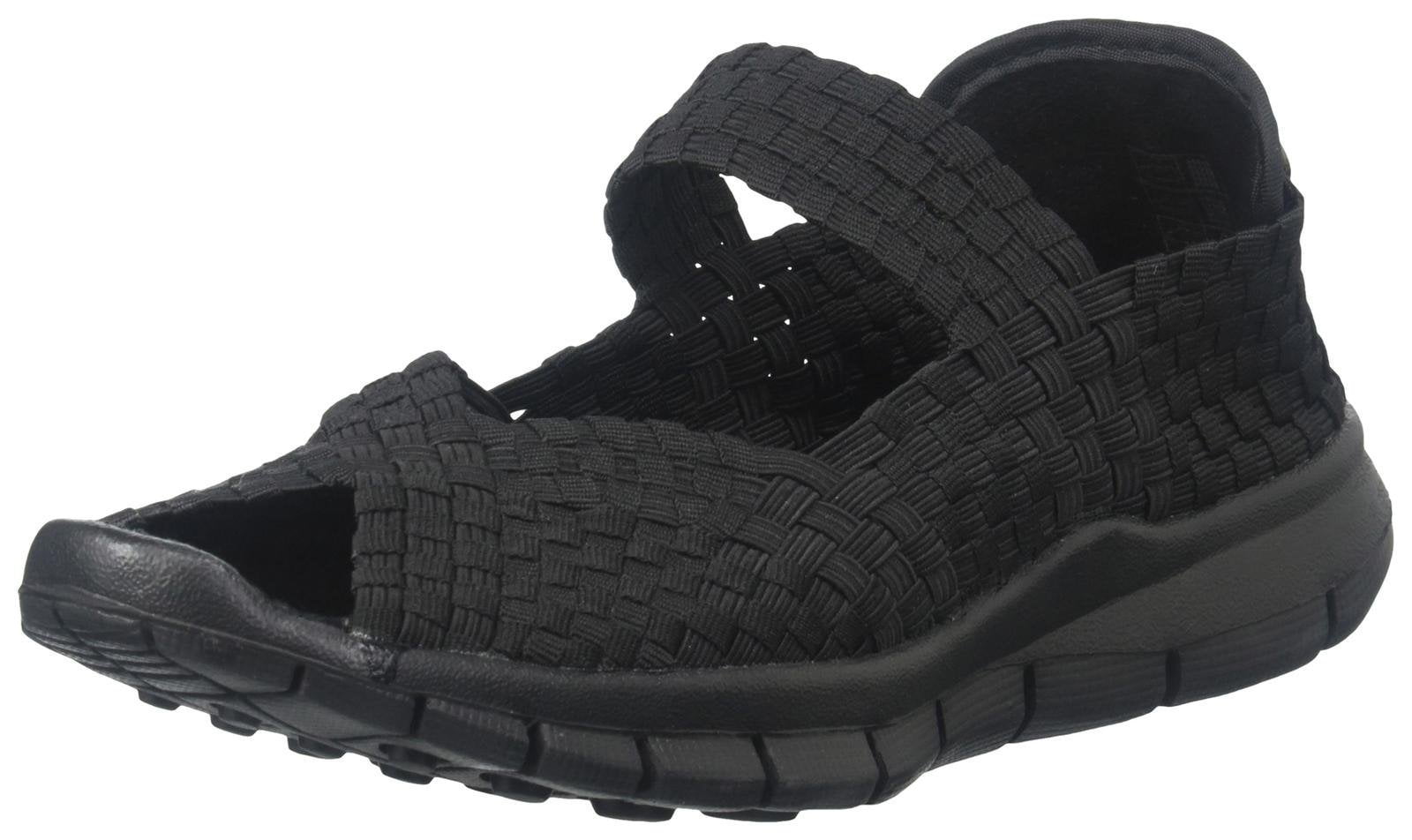 Bernie Mev COMFI-BLACK : Women's Comfi Flat Black - Walmart.com
