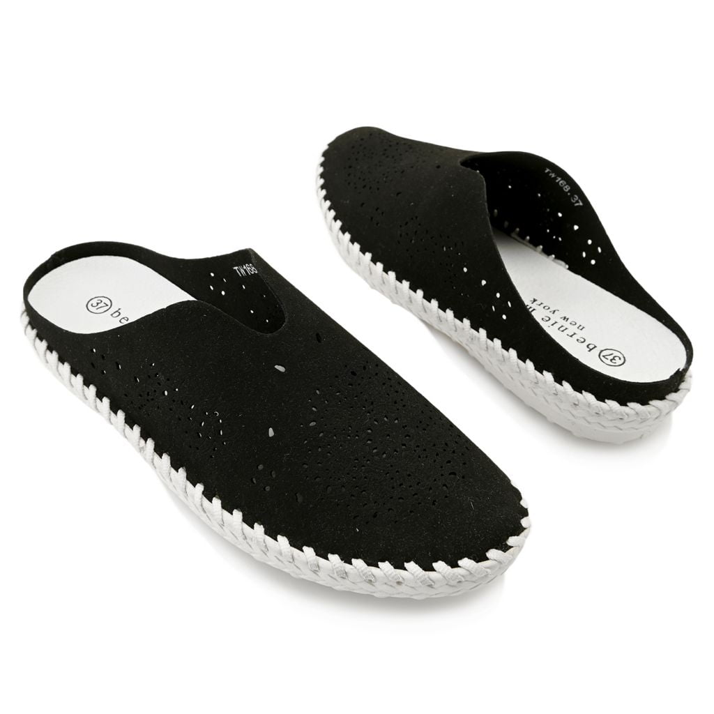 Bernie Mev Floral Cut-out Detailed Slip-on Mules - Walmart.com
