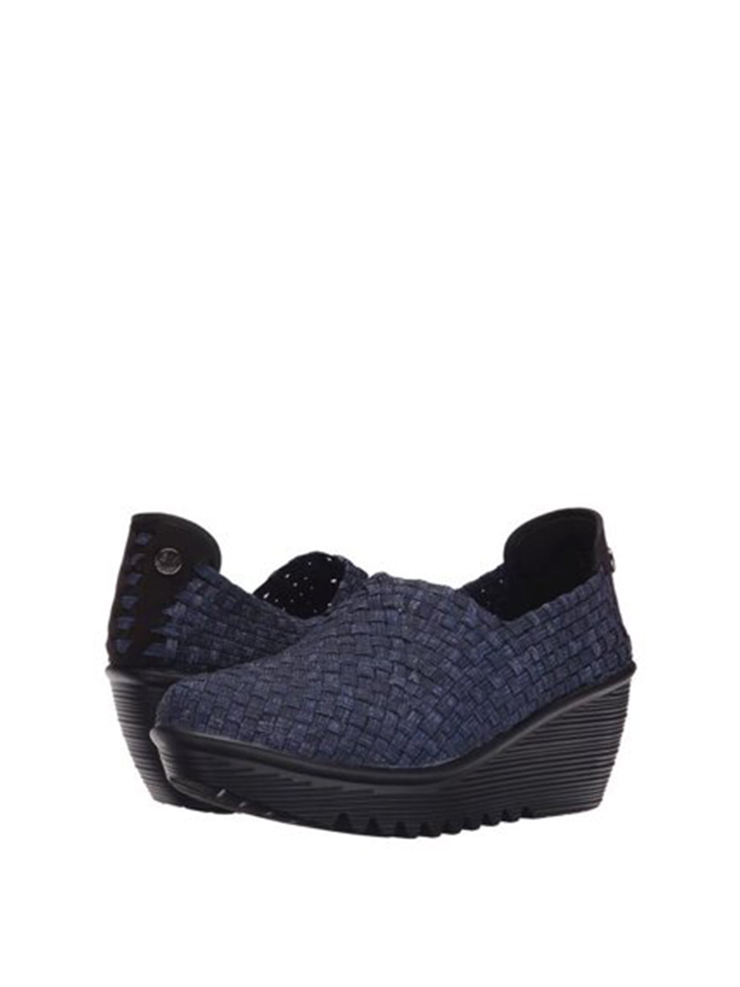 bernie mev womens gem slip-on wedge jeans size 38 - Walmart.com