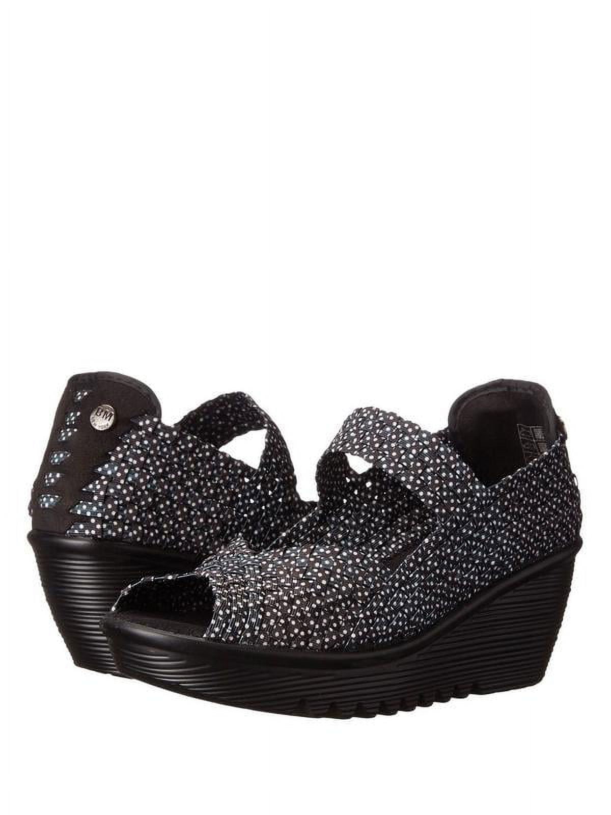 Bernie Mev. Halle Women's Woven Open Toe Wedges - Walmart.com