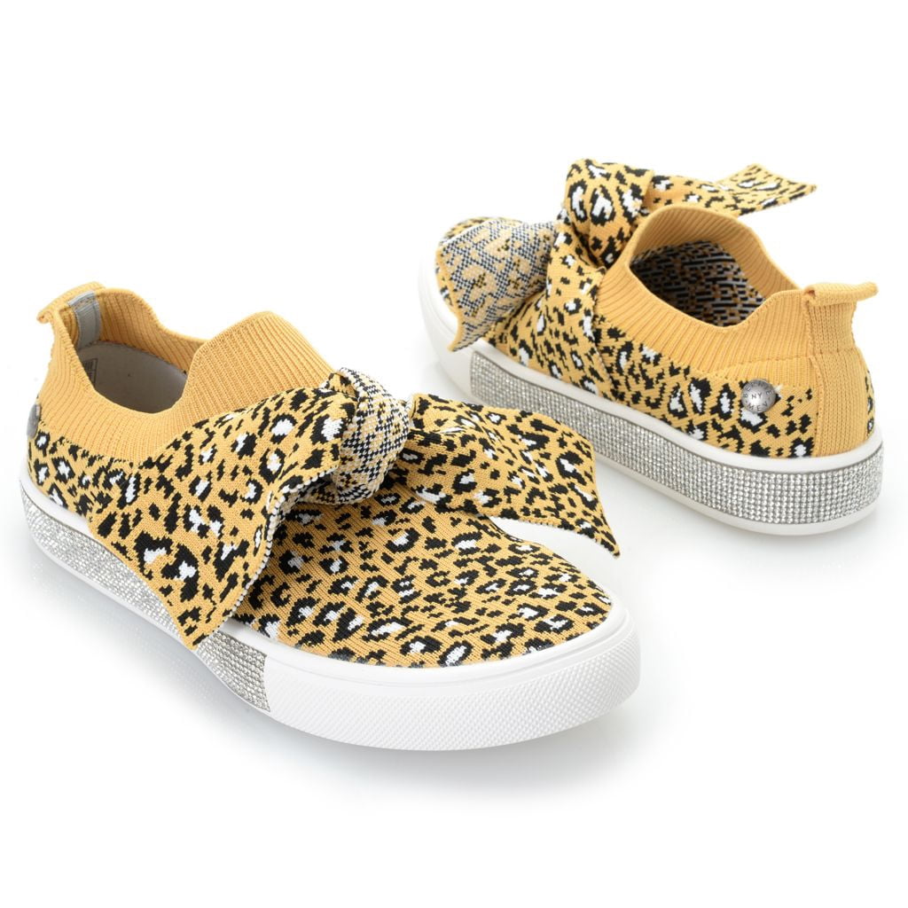 Bernie Mev "Spark Serenity" Stretch Mesh Knit Embellished Side Slip-on ...