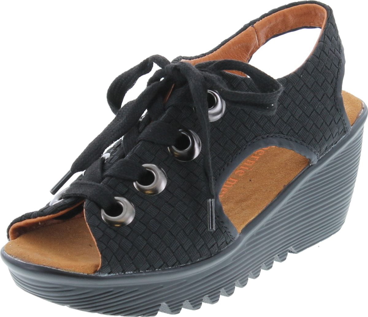 Bernie Mev Women's Marcelo Mid Wedge Heel Sandals - Walmart.com