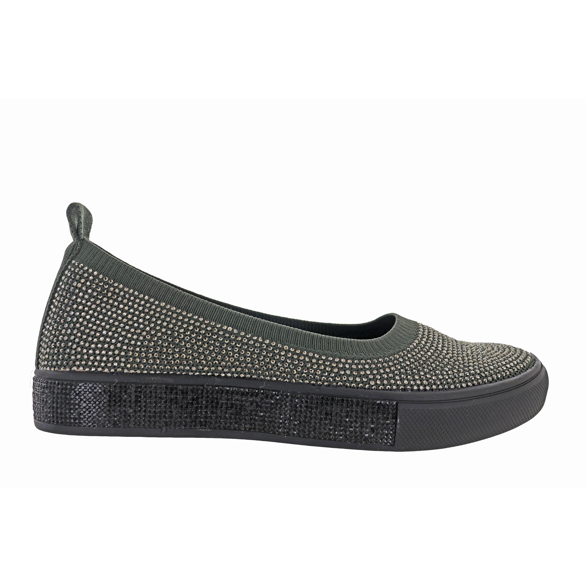 Bernie Mev Women's Mika Flat Shoes with Rhinestones - Walmart.com