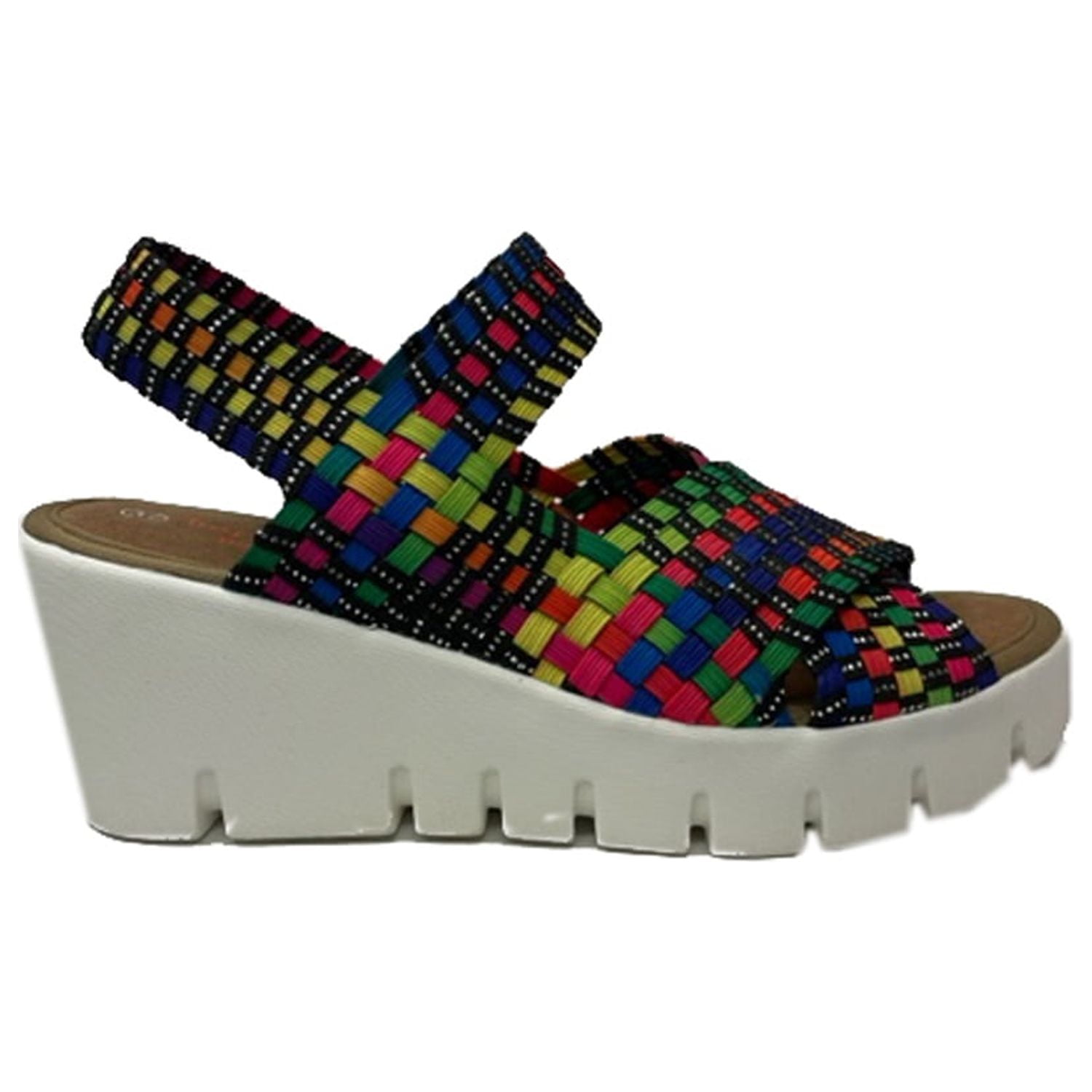 Bernie Mev Women's Venti Buttercup Wedge Sandal - Walmart.com