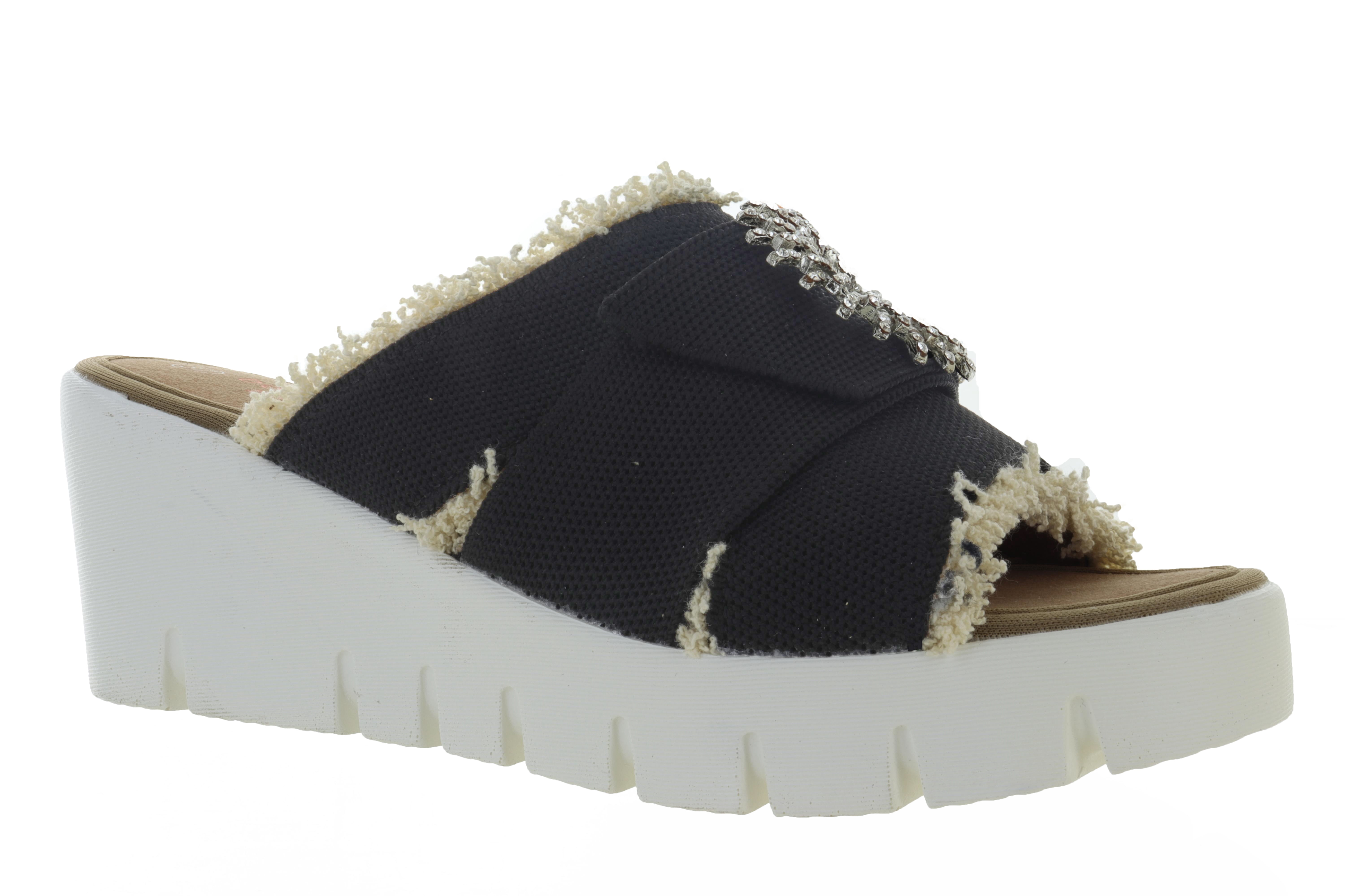 Bernie Mev Women’s Venti Tiara Wedge Slide Sandals with Decorative ...