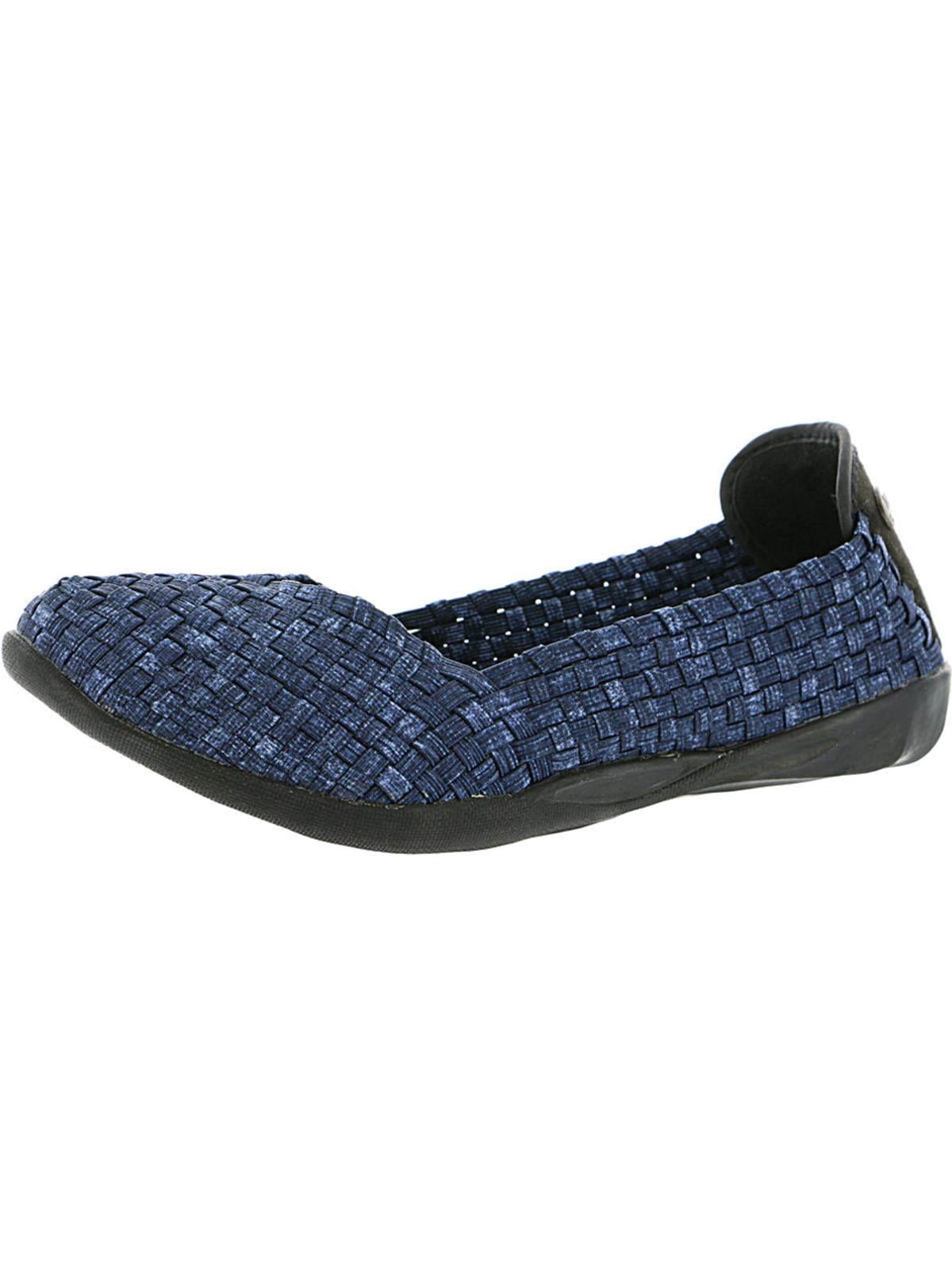 Bernie Mev Womens Catwalk Woven Stretch Flats - Walmart.com