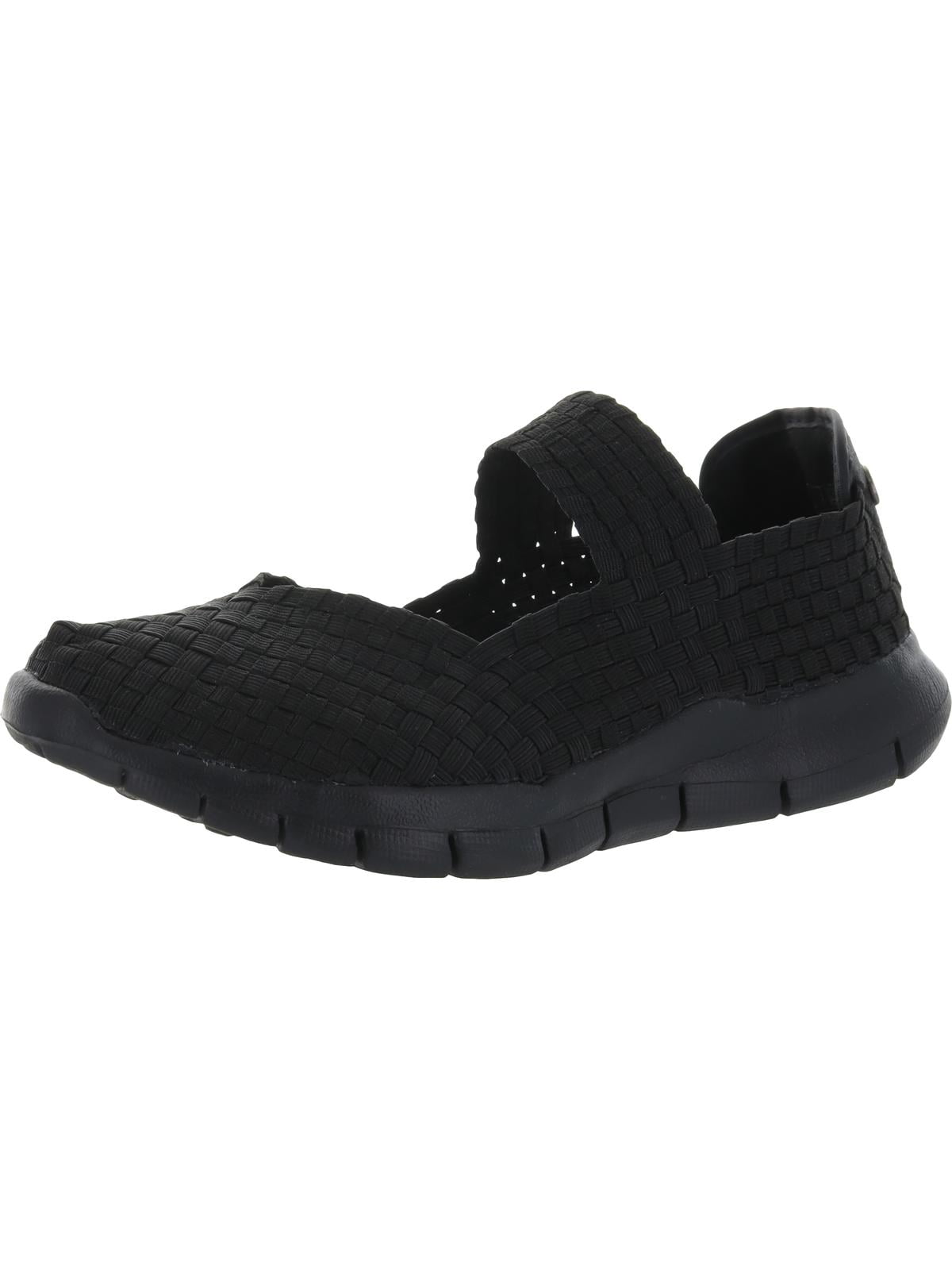 Bernie Mev Womens Charm Woven Slip On Mary Janes - Walmart.com