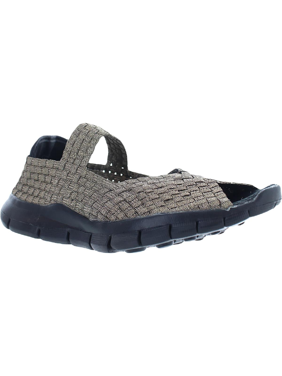 Bernie Mev Womens Comfi Metallic Woven Athletic Shoes - Walmart.com