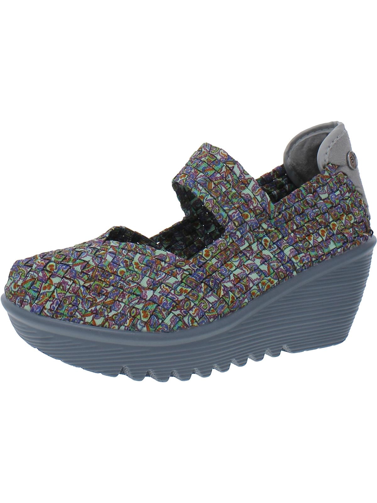 Bernie Mev Womens Lulia Metallic Dressy Mary Jane Heels - Walmart.com