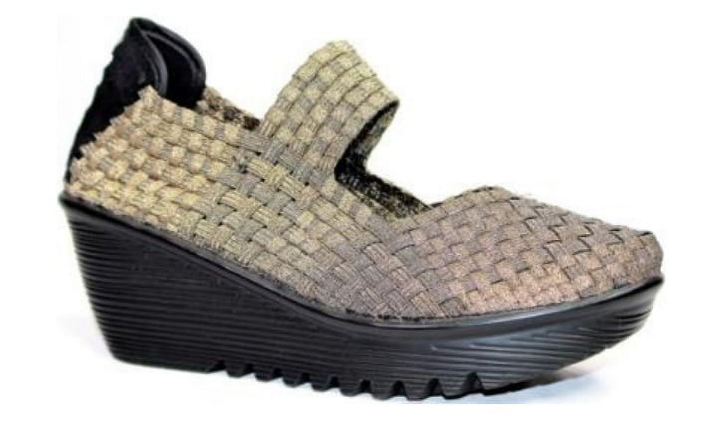 Bernie Mev's Womens Lulia Wedge Sandal - Walmart.com