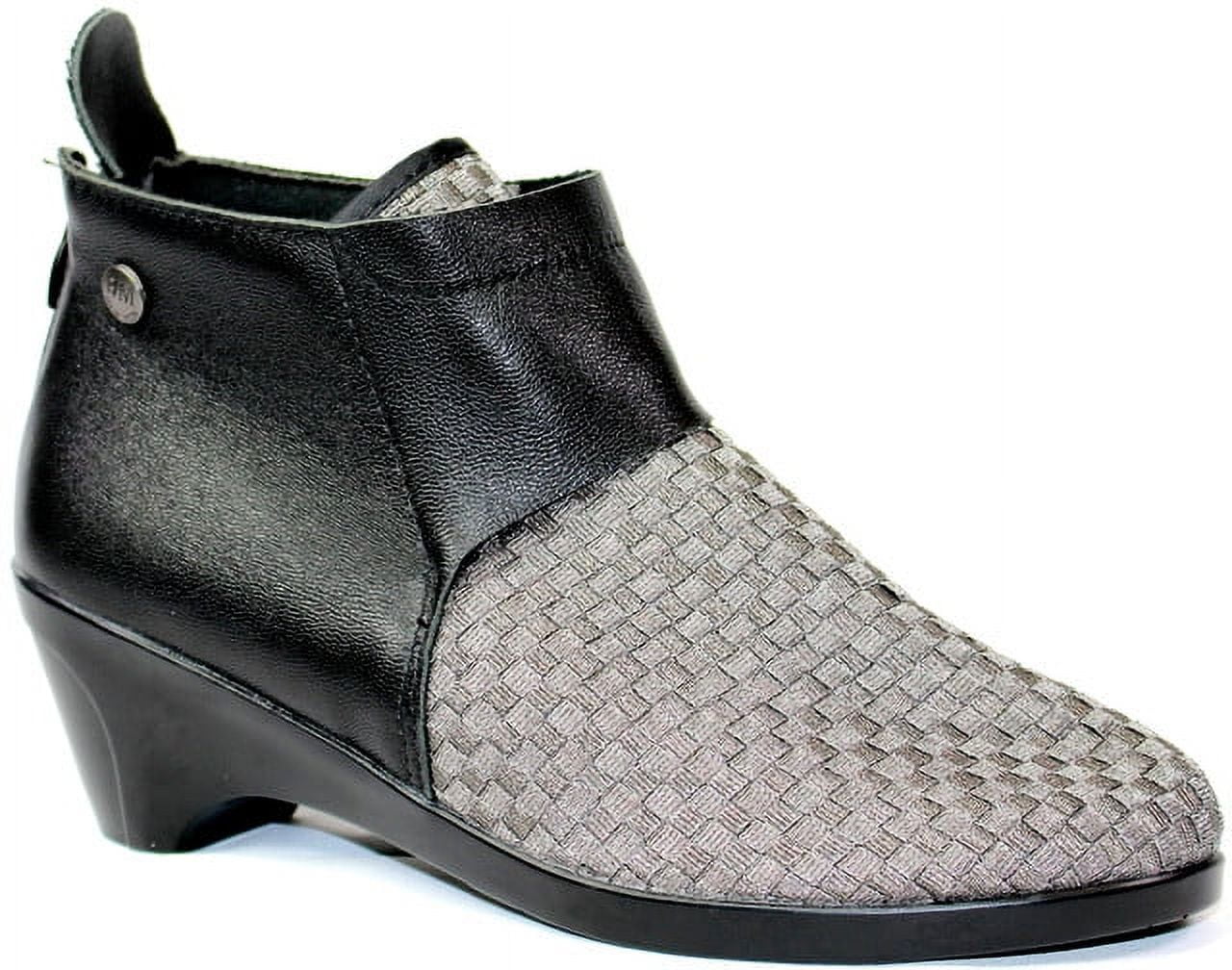 Bernie Mev's Womens Zen Woven Leather Boots - Walmart.com