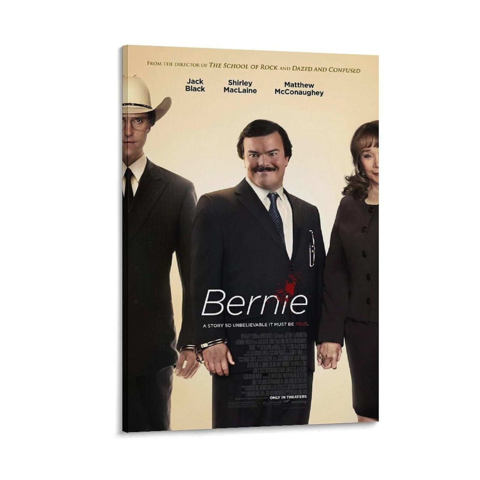 Bernie Movie Poster Picture Print Wall Art Poster Painting Canvas Posters Artworks Room ...