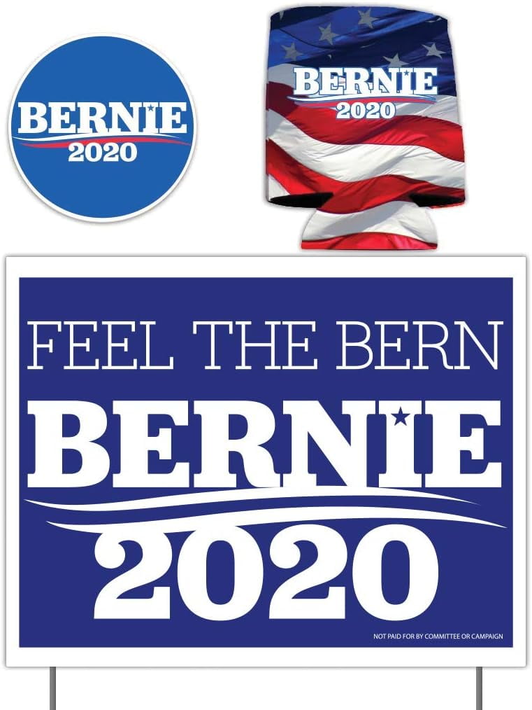 Bernie Sanders 2020 Bundle, Includes 11 Inch x 14 Inch Yard Sign with ...