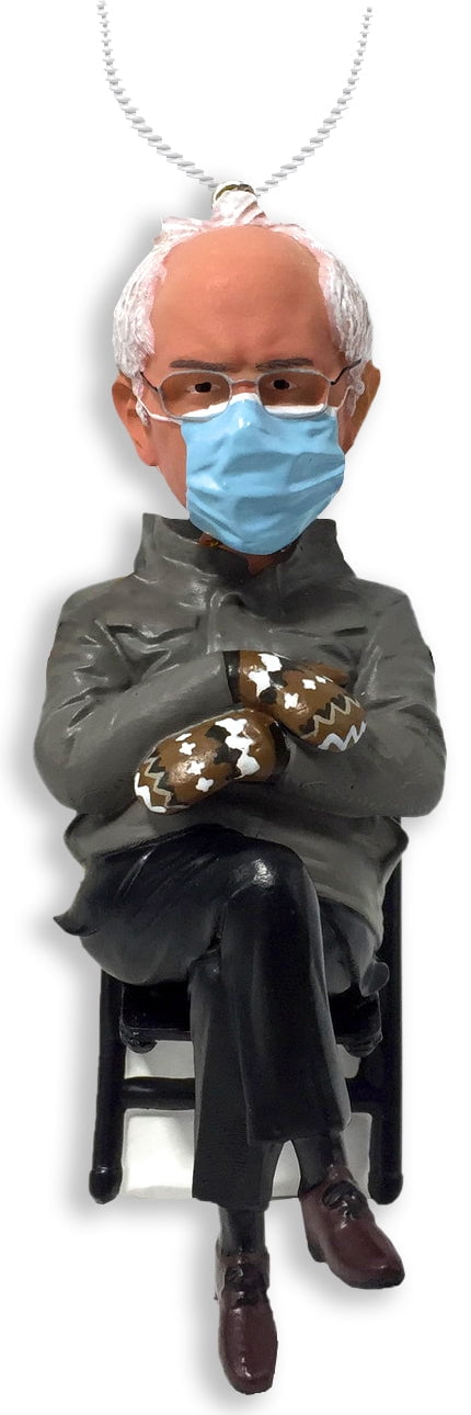 Bernie Sanders Inauguration Day Mittens Bobblehead Ornament - Walmart.com