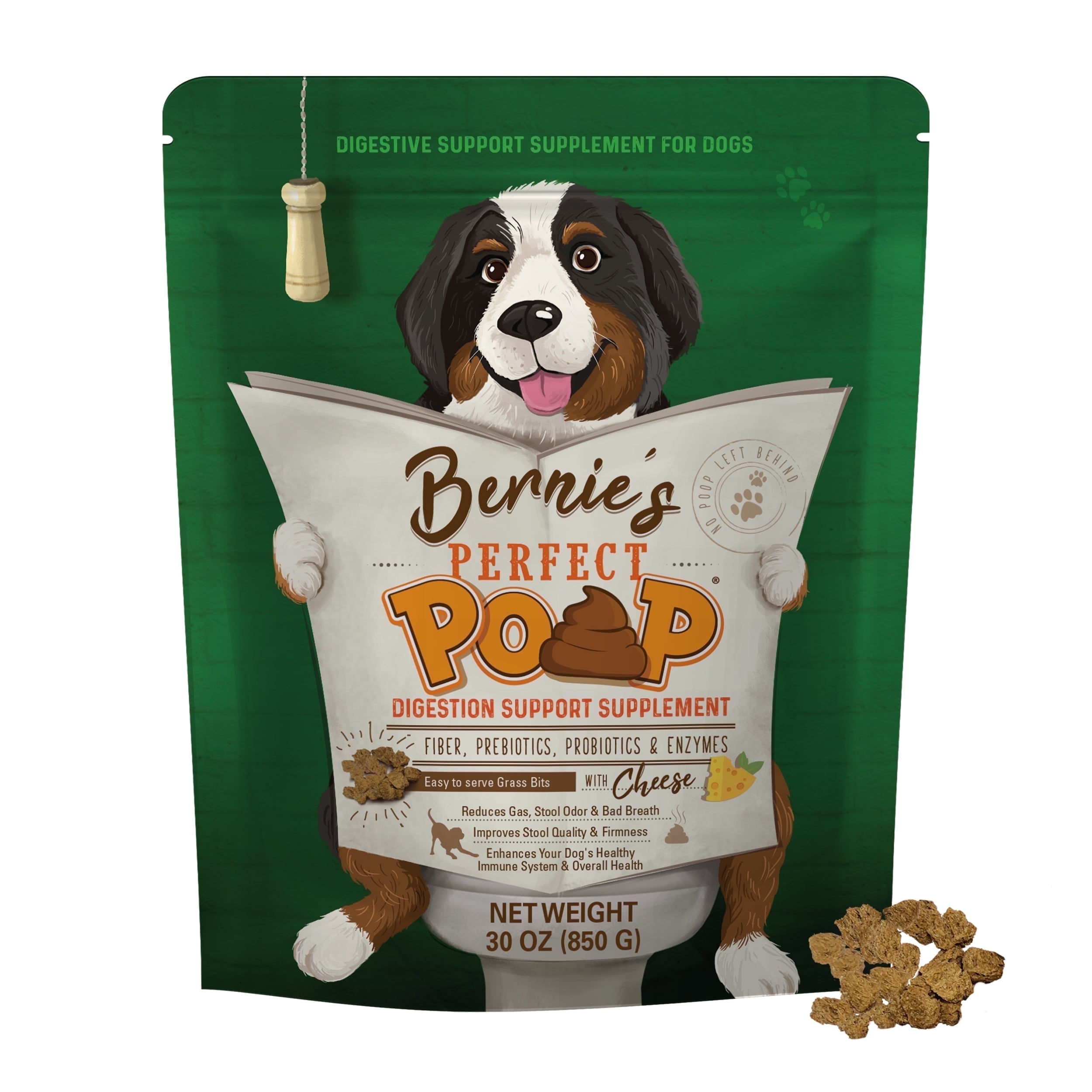 Bernie's 4-in-1 Digestive Formula for Dogs: Prevents Gas, Diarrhea ...