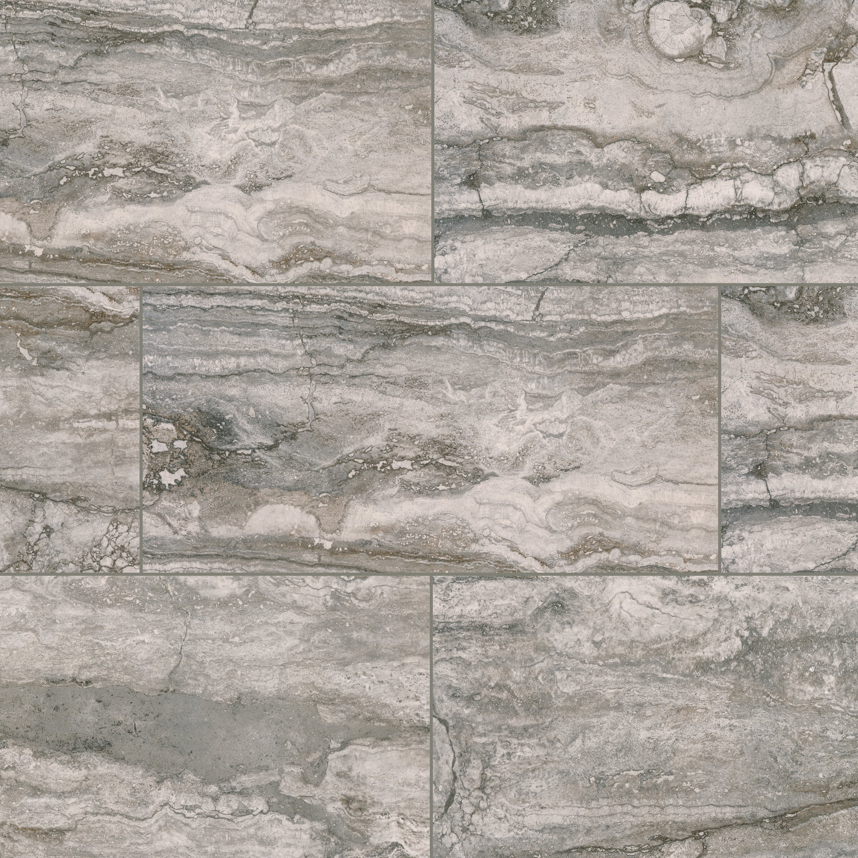 MSI Bernini Carbone 12 in. x 24 in. Glazed Porcelain Floor and Wall ...