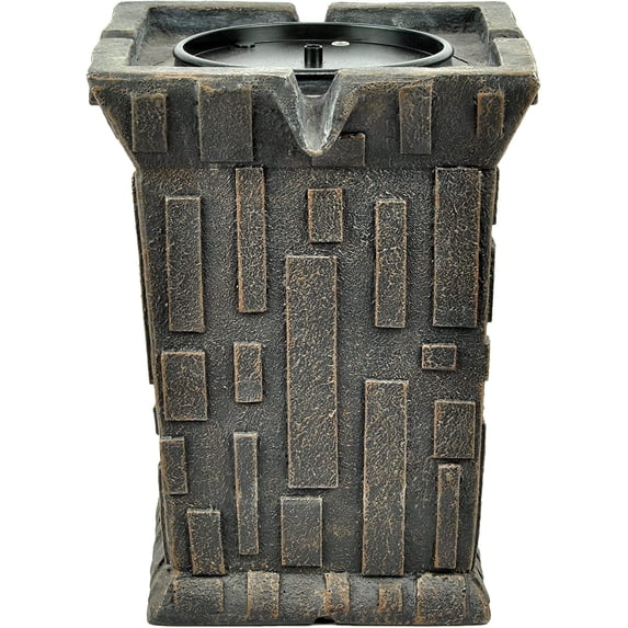 Bernini Fortezza Cordless Outdoor Fountain – Battery Operated Water ...