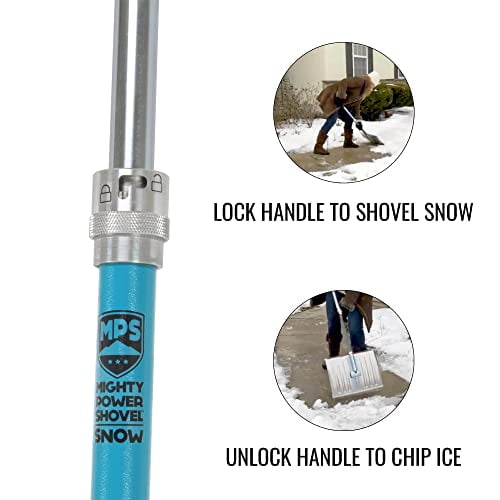 Bernini Mighty Power Snow Shovel & Ice Chopper - 2-in-1 Collapsible ...