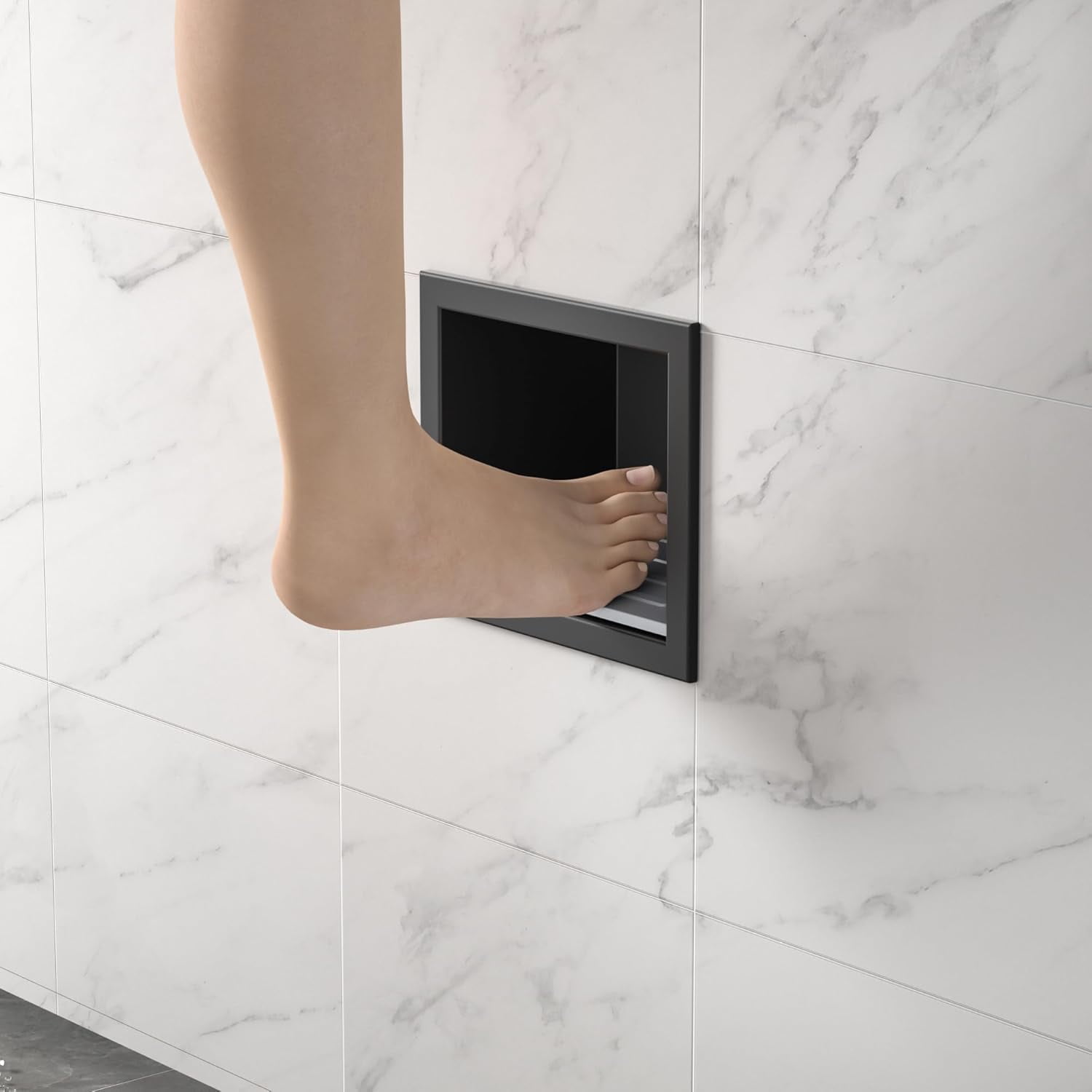 Bernkot Shower Foot Rest for Shaving Legs, 304 Stainless Steel Footrest ...