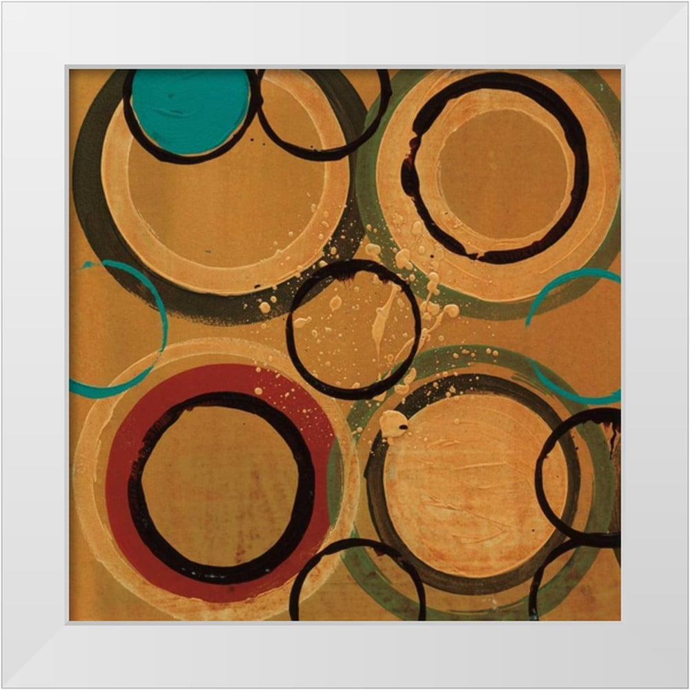 Bernsen, Leslie 12x12 White Modern Wood Framed Museum Art Print Titled ...