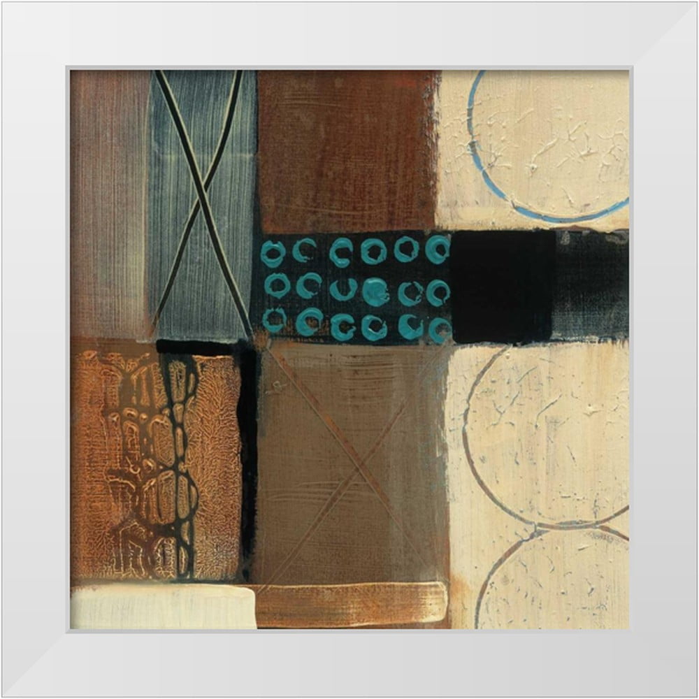 Bernsen, Leslie 20x20 White Modern Wood Framed Museum Art Print Titled ...