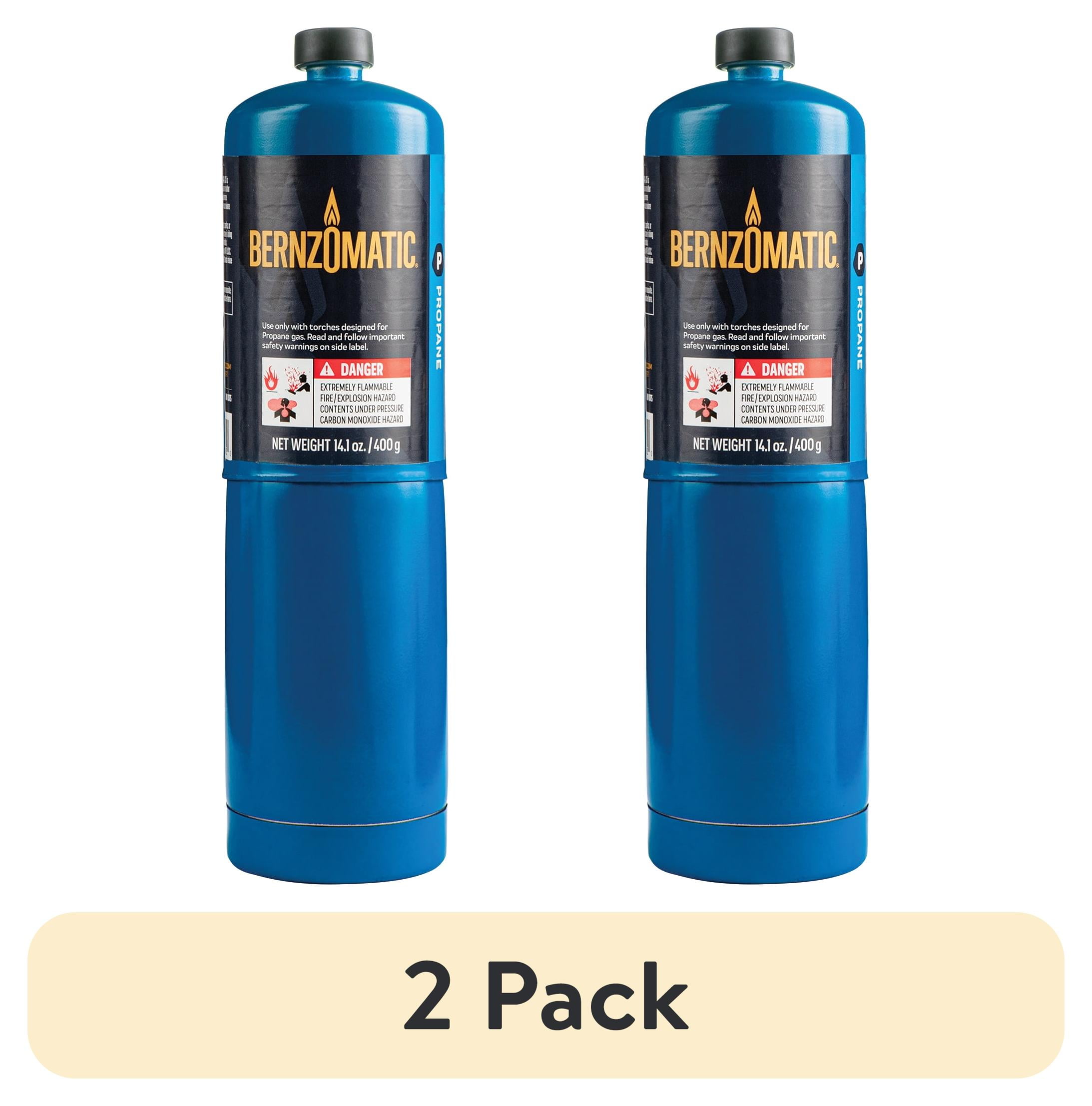 (2 pack) Bernzomatic 14 oz Propane Cylinder (1 Pack) - Walmart.com