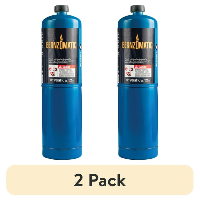 (2 pack) Bernzomatic 14 oz Propane Cylinder (1 Pack) - Walmart.com