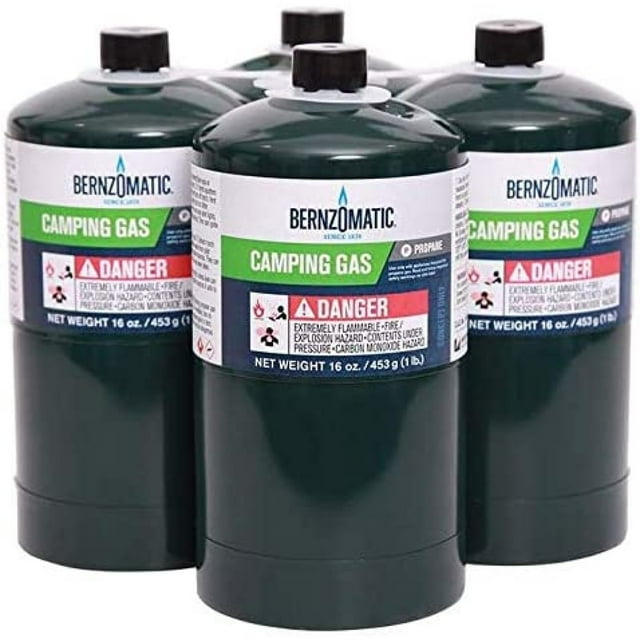 Bernzomatic 16.4 oz. Camping Propane Gas Cylinders (4-Pack) - Walmart.com