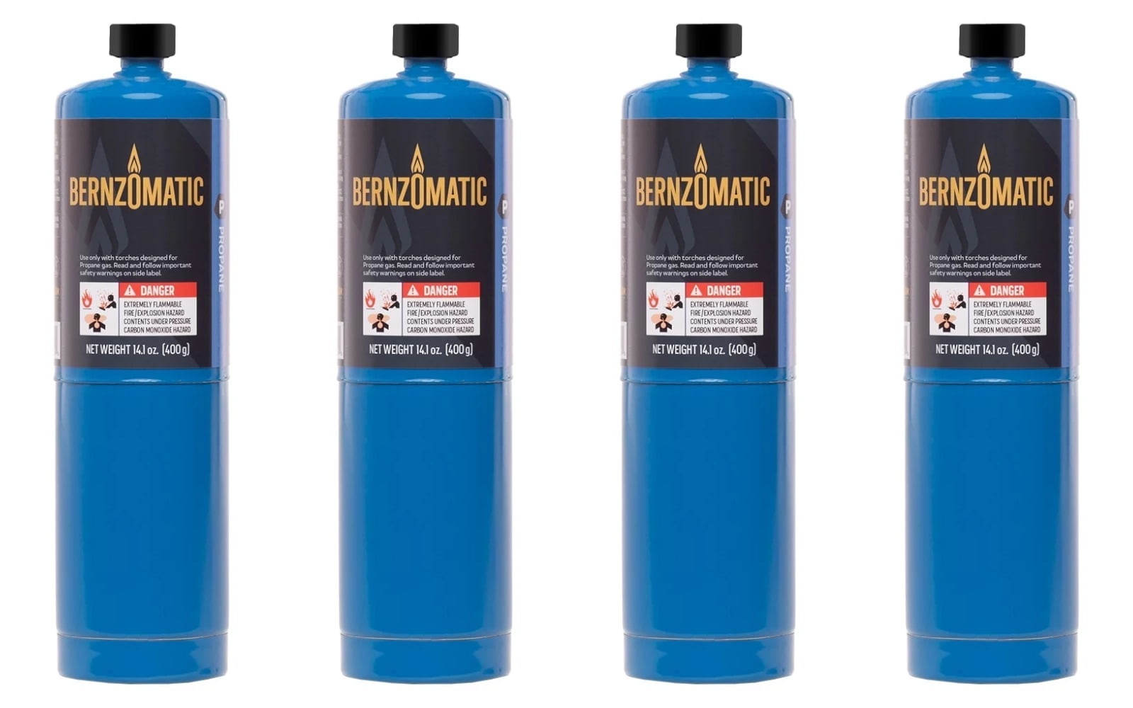 Bernzomatic 14.1 oz Butane Refill Butane Torches 4 Count - Walmart.com