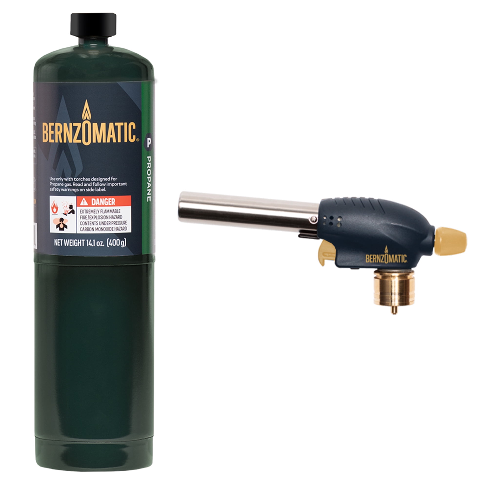 Bernzomatic Quickfire Torch Kit with Trigger-Start Ignition, Jet Flame ...