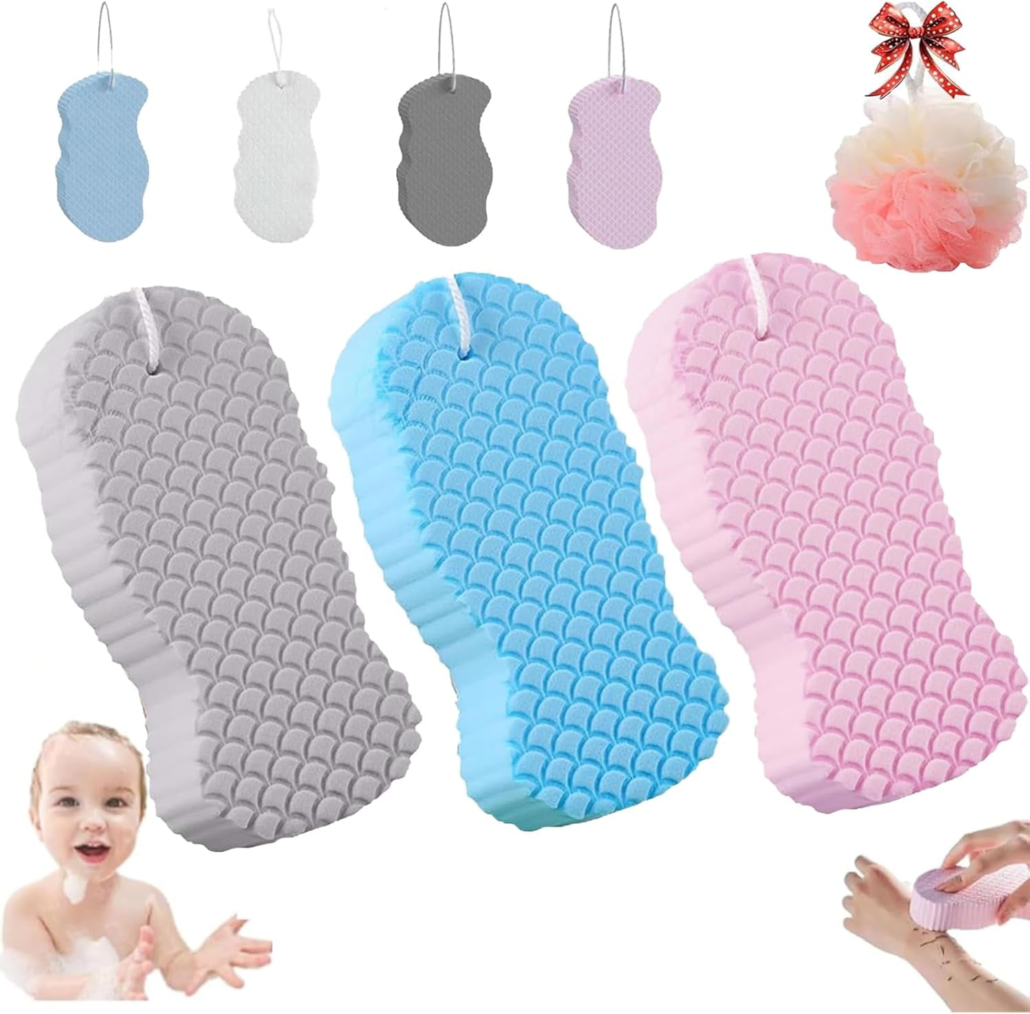 Berosely Radiant Skin Sponge, 3D Ultra-Soft Berosely Skin Sponge ...