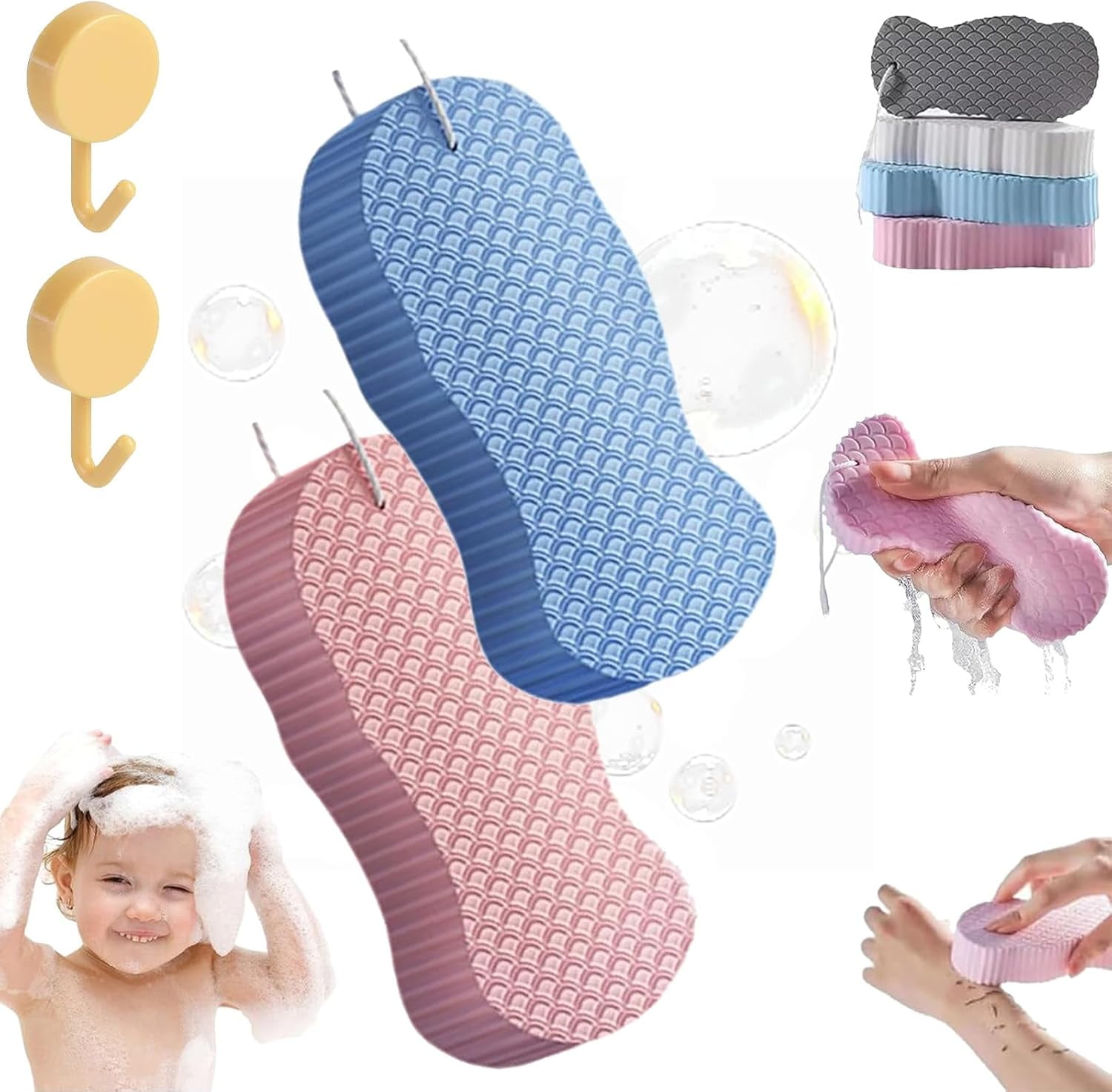 Berosely Radiant Skin Sponge,Be Rosely Skin Sponges,3D Super Soft ...