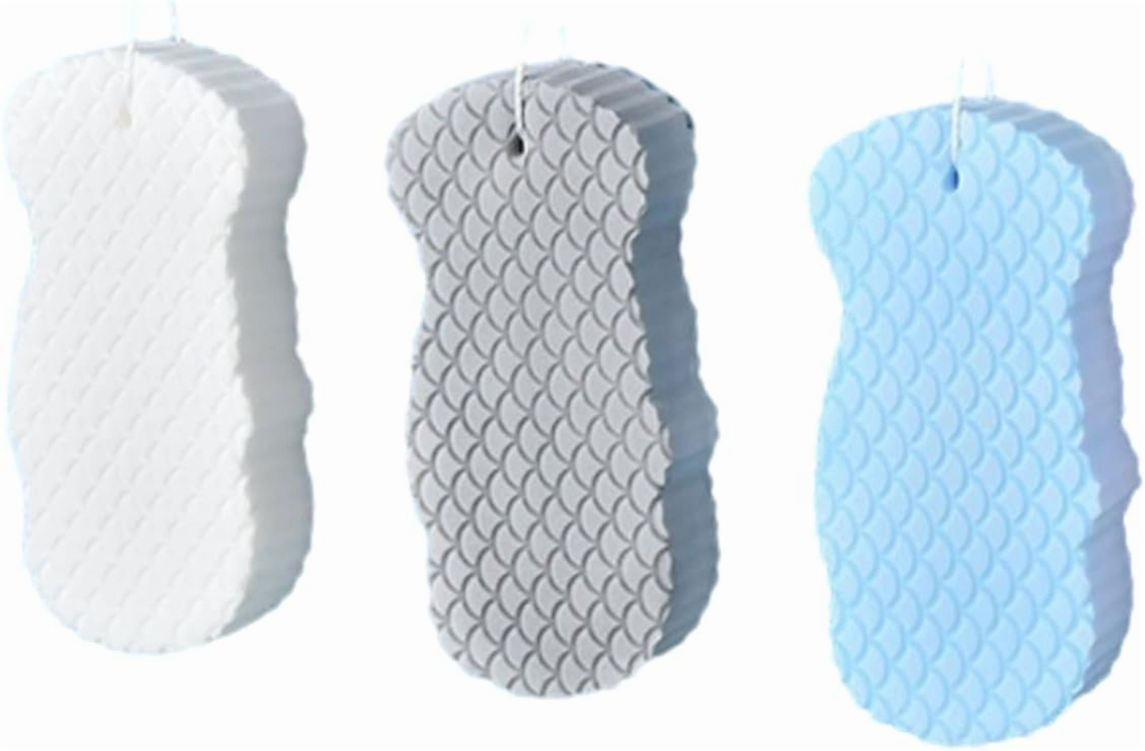 Berosely Radiant Skin Sponge, Magic Exfoliating Bath Sponge 3D, Skin ...