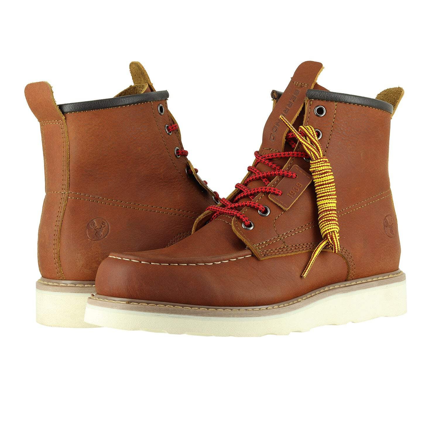 Berrendo Men's Shoes Work Boots, Vibram EVA Outsole Cognac, 9 - Walmart.com