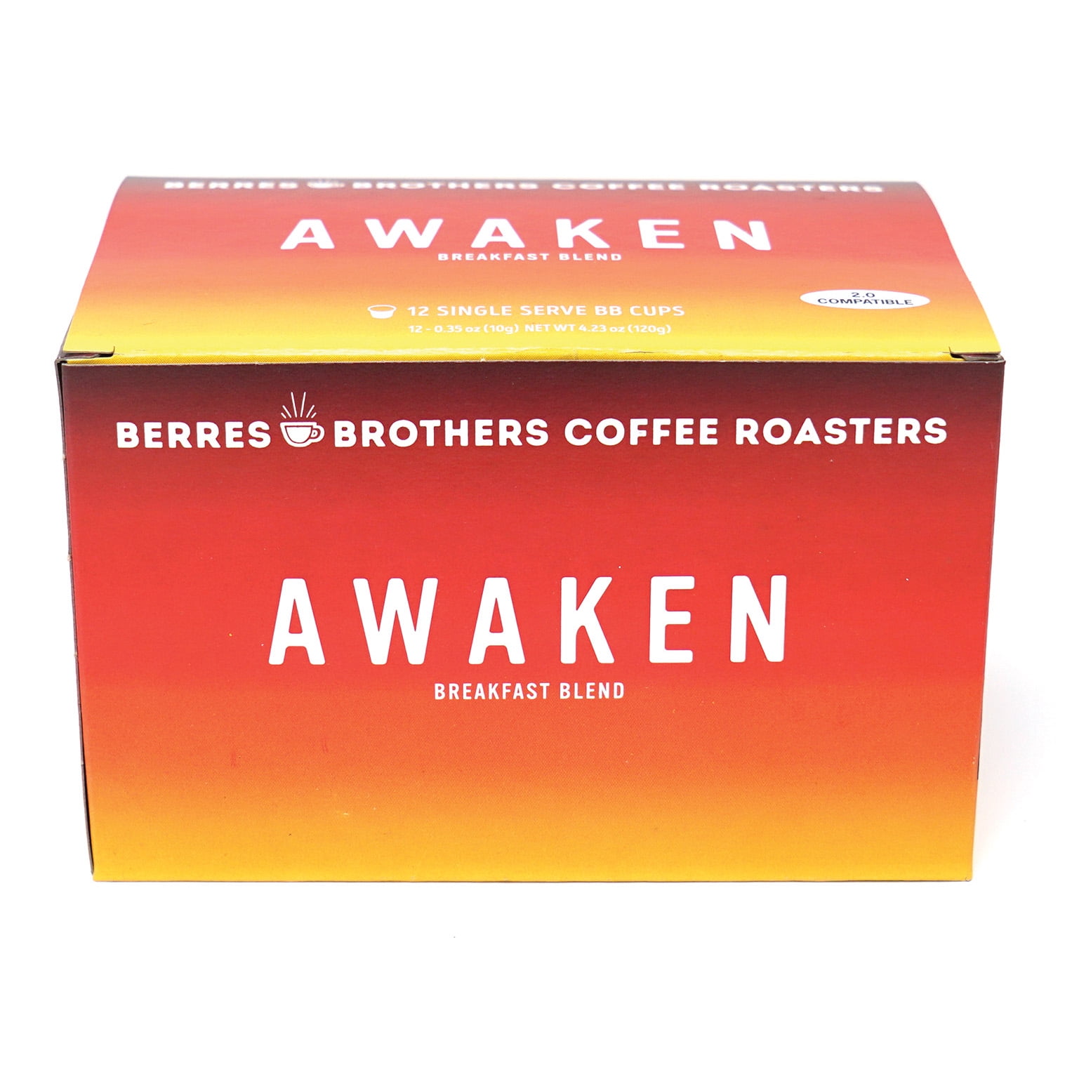 Berres Brothers Coffee Roasters Awaken (Breakfast Blend) Coffee, 12 ct ...