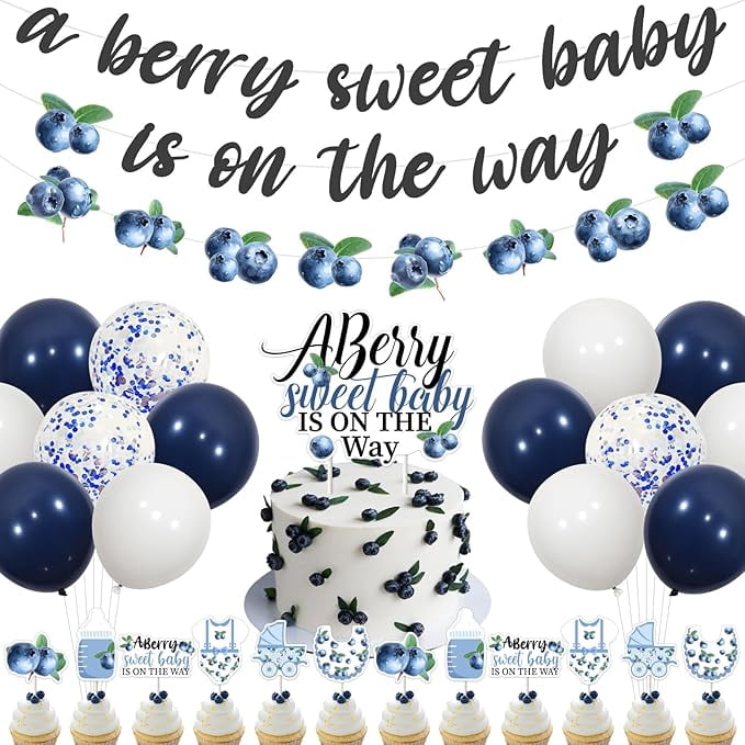 Berry Baby Shower Decorations Girl, A Berry Sweet Baby Is on The Way ...
