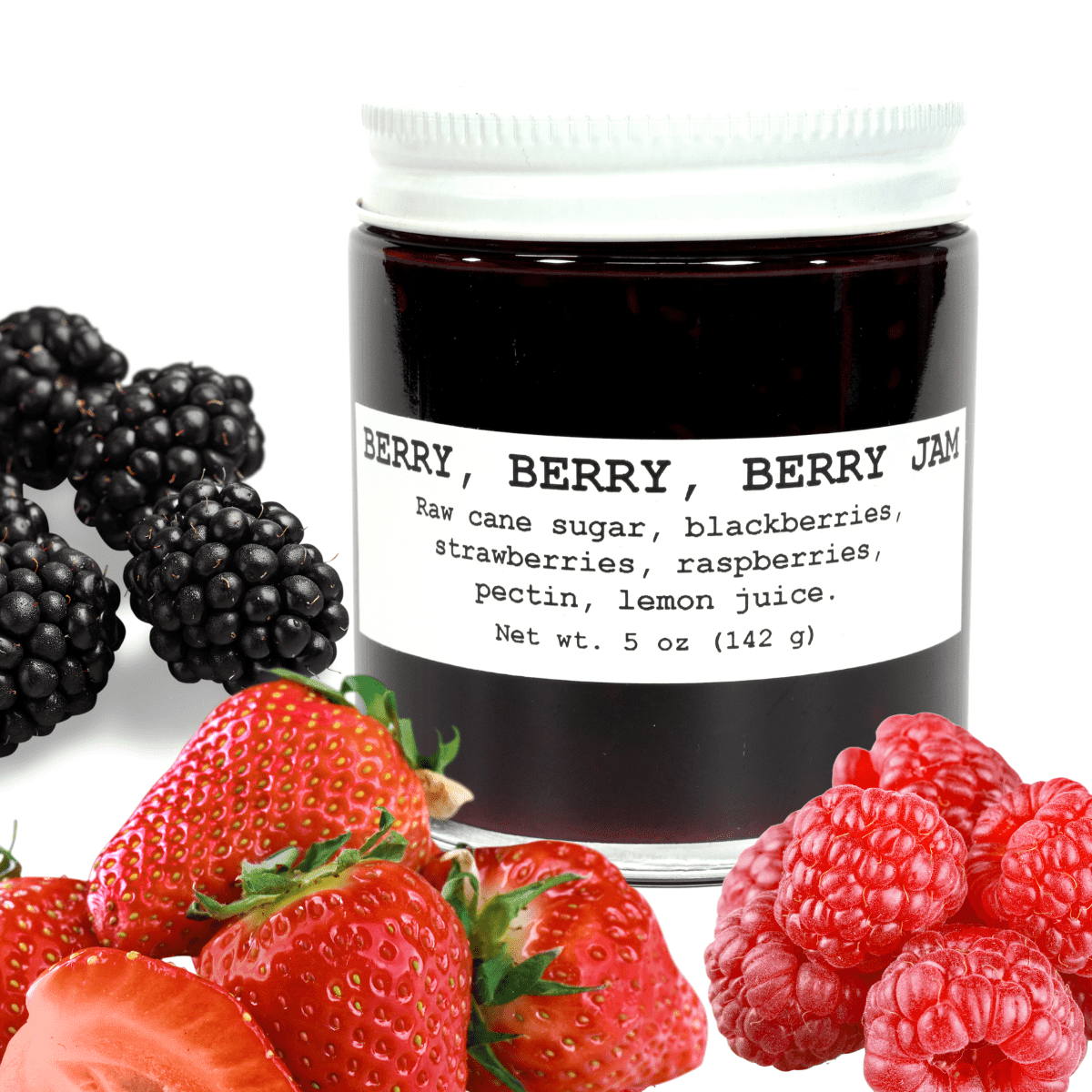 Berry Berry Berry Jam, 5 oz - Craft, Gourmet, Unusual Jams & Jellies ...