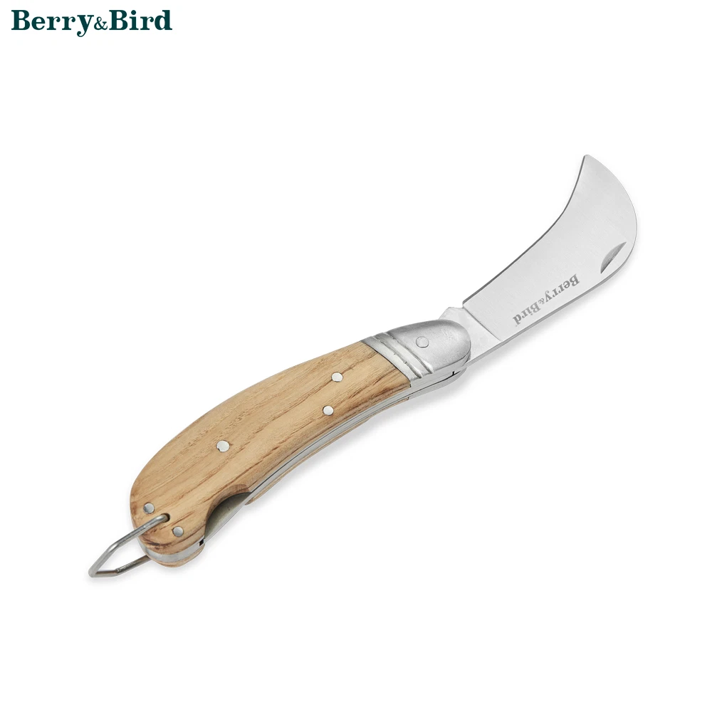 Berry&Bird Pruning Knife Hawkbill Pruner Knife Folding Pocket Knife ...