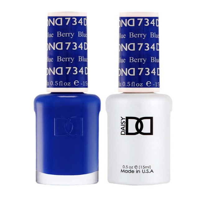 Berry Blue #734 & Matching Polish Set - DND Gel & Lacquer - Walmart ...