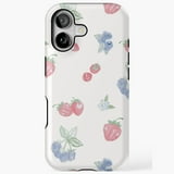 Berry Botanical Colorful Fruit Pattern Cute Modern Artistic Phone Case ...