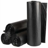 Berry Global Prime Source 1.7 Mil Black Low Density Coreless Can Liner ...
