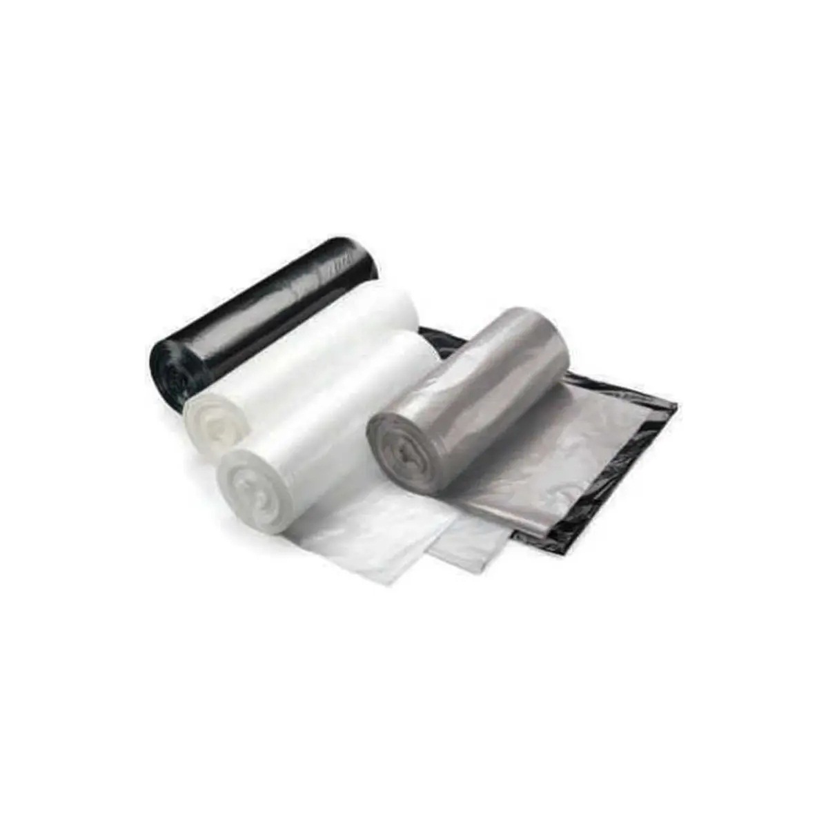 Berry Global Steel-Flex Super Hexene/LLDPE Blend 0.3 Mil Black Coreless ...