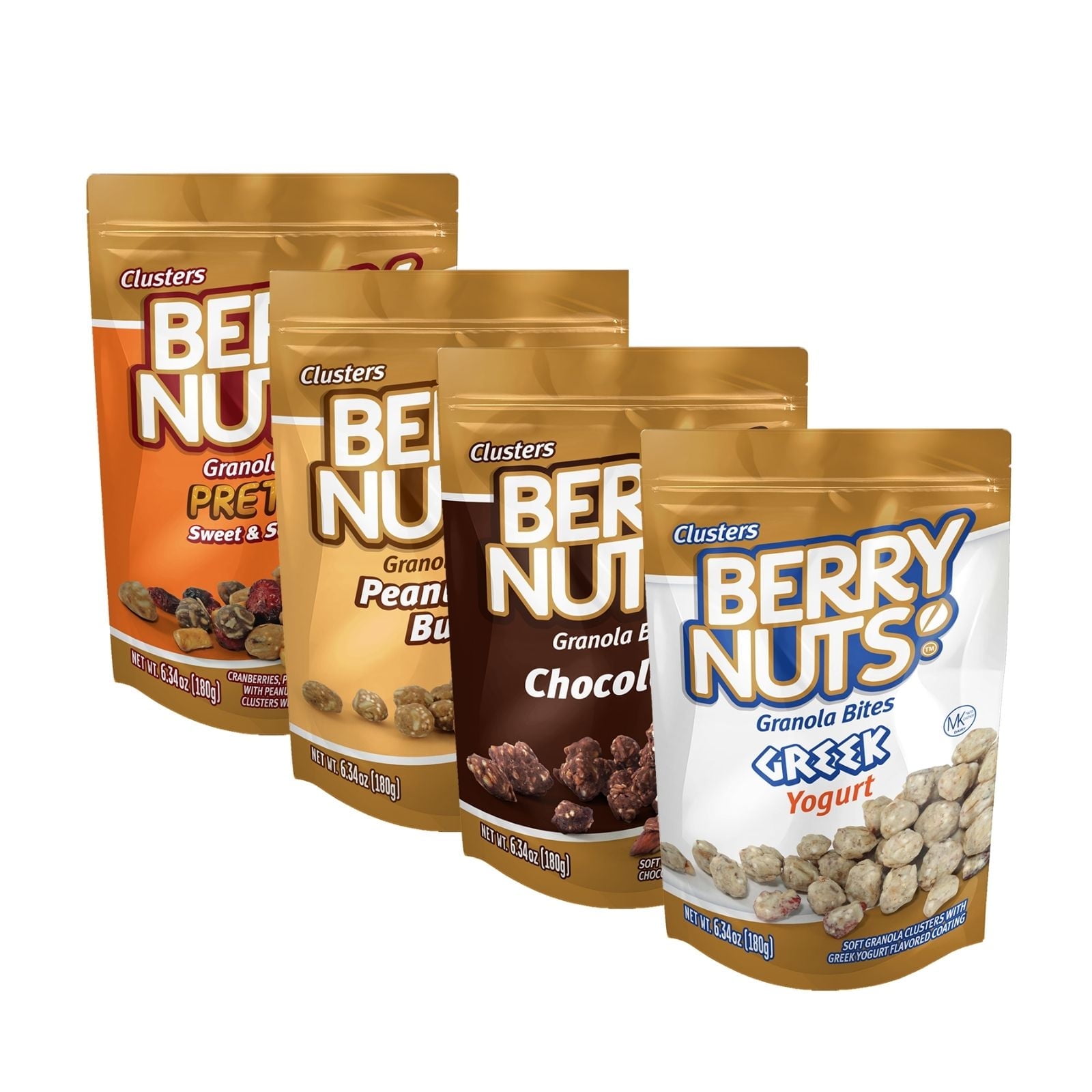Berry Nuts Granola Bites Greek Yogurt, Chocolate, Peanut Butter ...